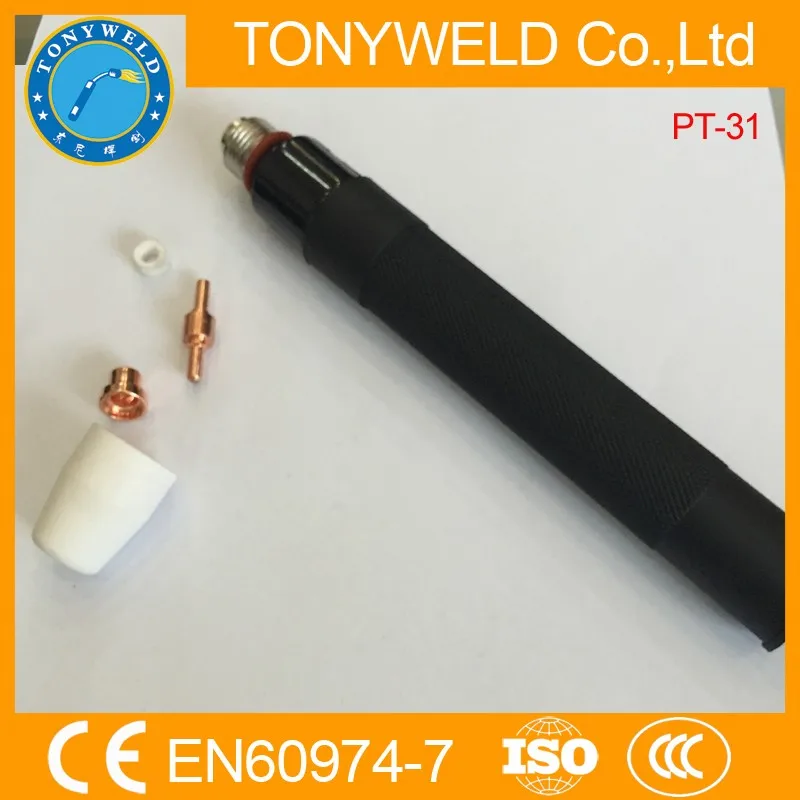 Pt31 Air Cutting Straight Torch Black For Cnc Plasma Machine - Buy ...