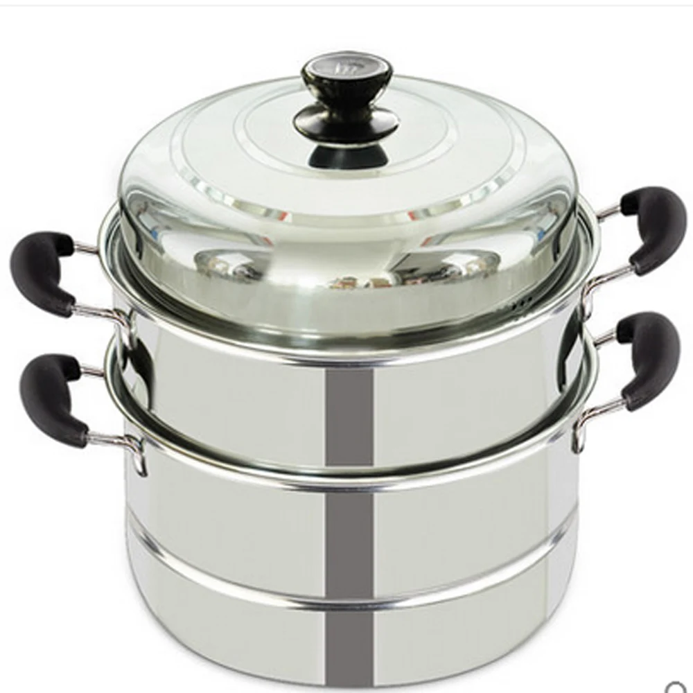 Wholesale Deep Double-Ply Stainless Steel Steamer Baskets