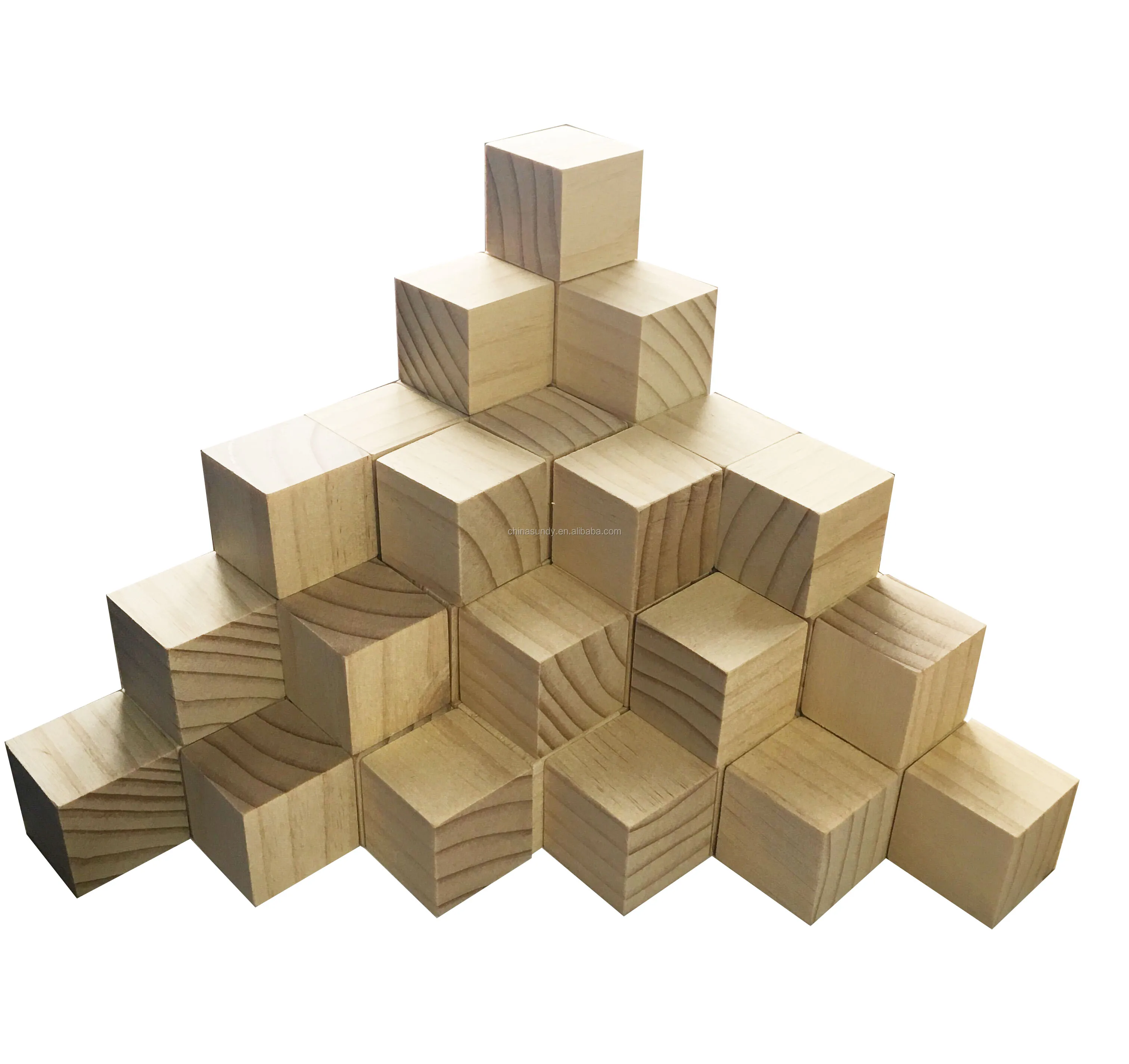 Wooden Cubes 1 Inch Wood Square Blocks For Puzzle Making,Crafts,And Diy ...