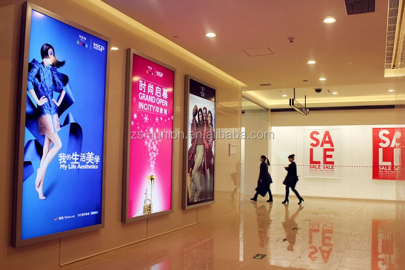 Led Advertising Light Board For Shopping Mall Super Market Airport ...