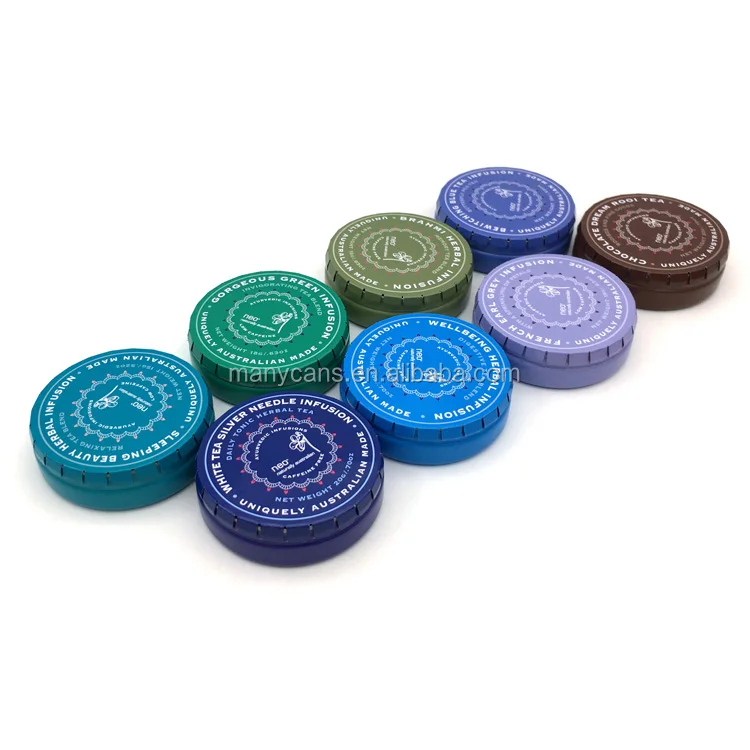 Portable Click Clack Candy Packaging Mint Tin Box with Environment ...