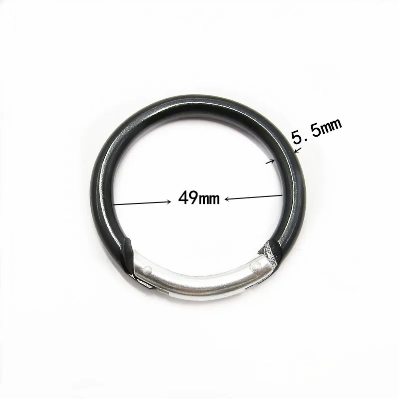 49MM Round Carabiner - Durable, Fashionable, and Versatile