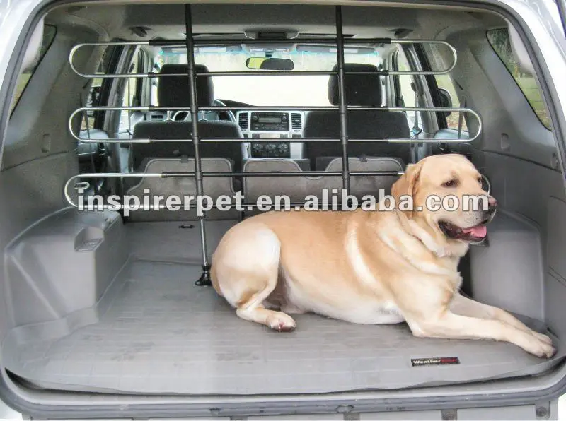 Tubular Dog Guard 3 BAR Design - Adjustable Pet Vehicle Barrier
