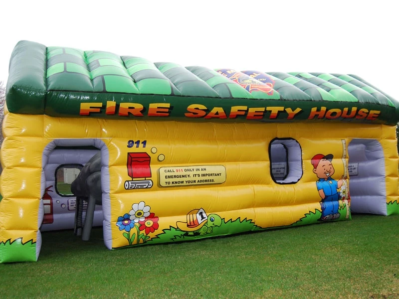 Deluxe Inflatable Fire Safety Smoke House For Sale,Fire Safety ...