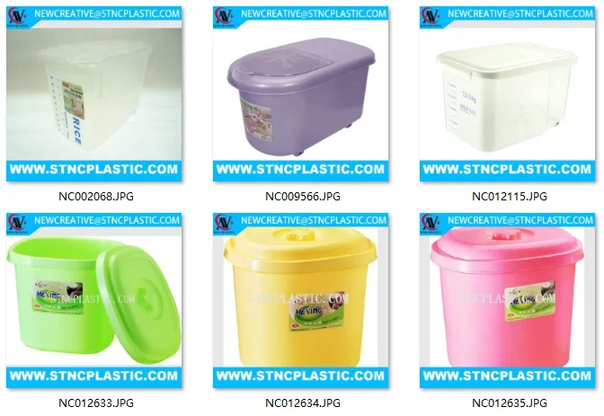 Large (10l) Fresh Grain Dry Food Plastic Storage Container With Locking ...