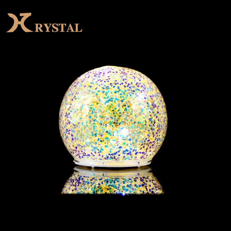 Led Lighted Clear Christmas Glass Ball For Christmas Ornaments - Buy ...