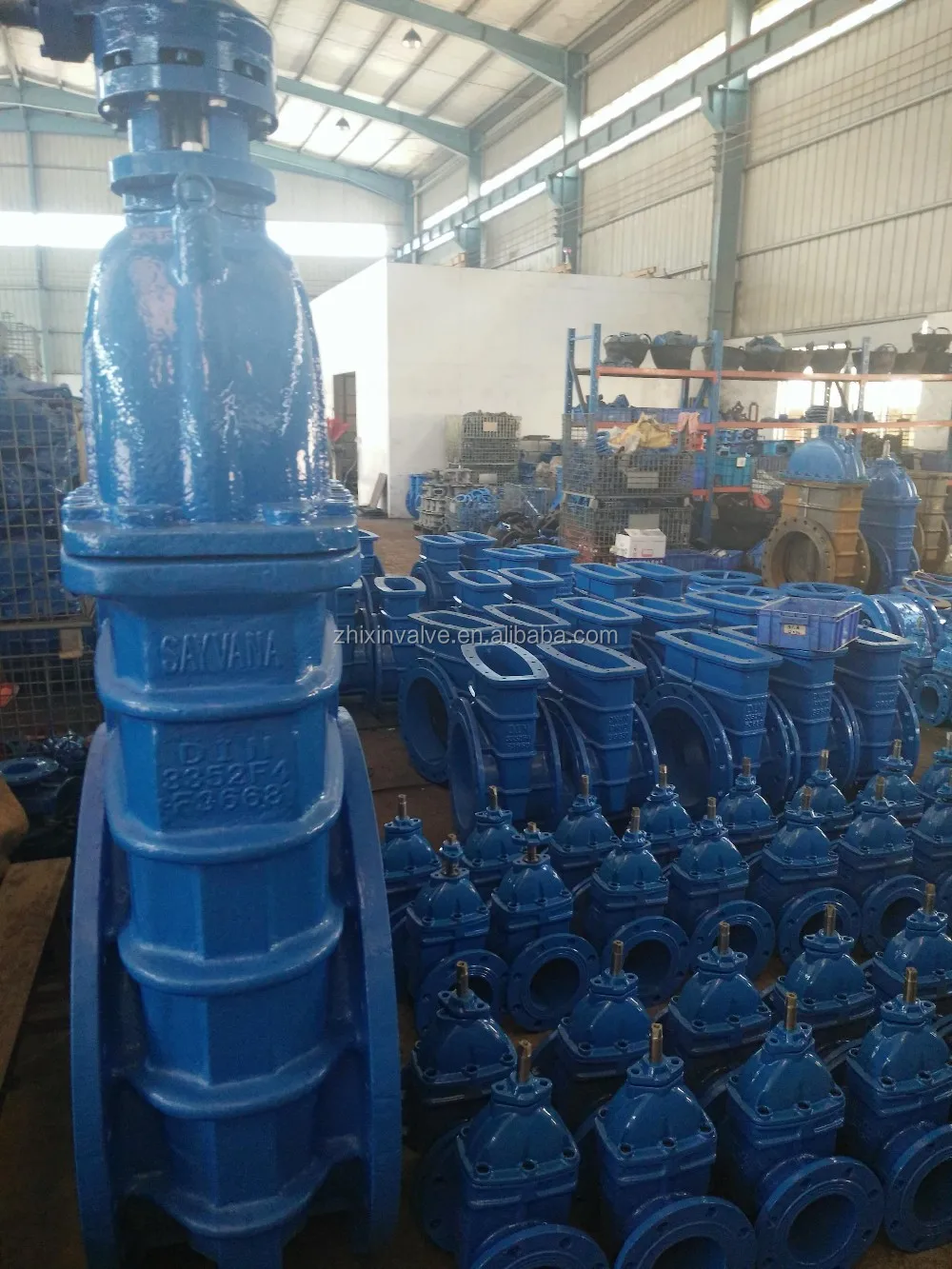 Din3352 Resilient Seated Gate Valve Manual Ggg50 - Buy Pn16 Ggg50 4 ...