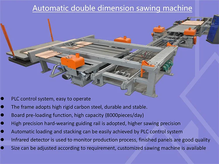 Automatic Plywood Double Sizer Machine - Efficient & Eco-friendly