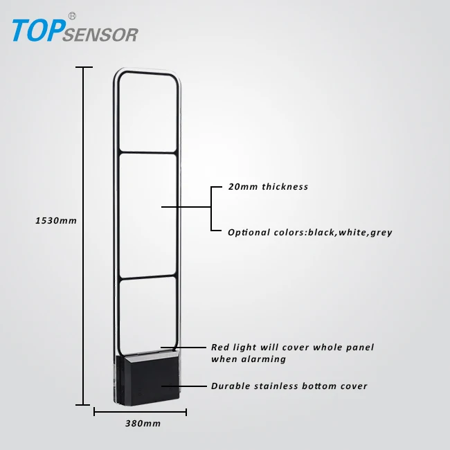 Topsensor Security Alarm RF 8.2 Mhz System for Clothing Stores
