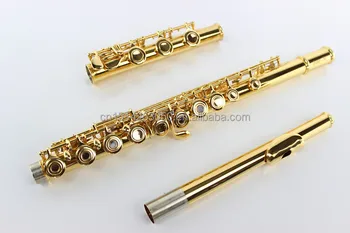 Fl-c17oe Flute Musical Instrument Golden Recorder Flute Metal Gold ...
