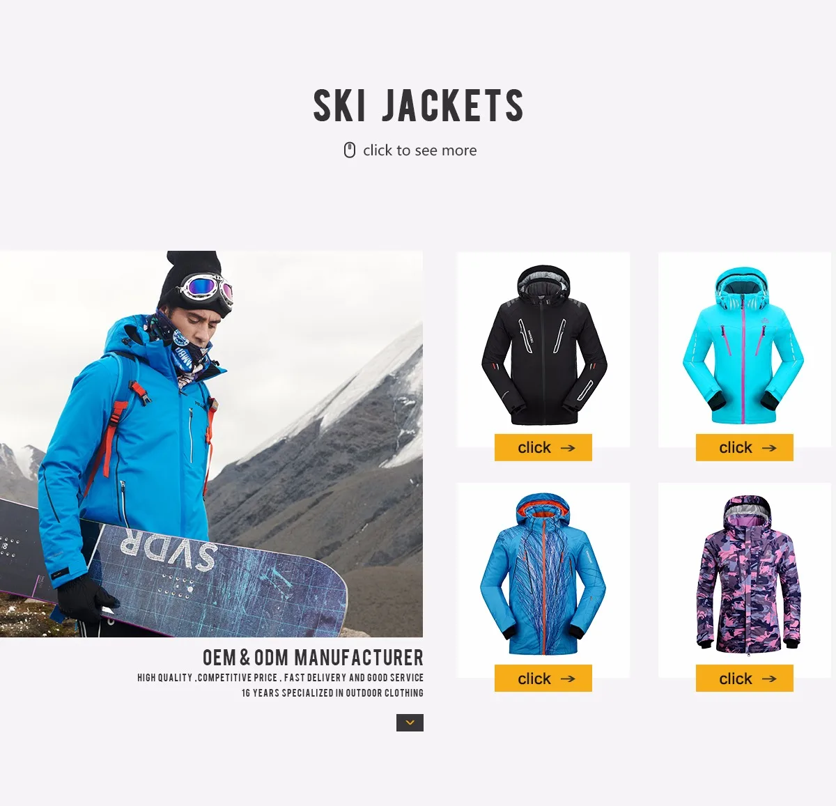 Beijing Xianfeng Clothing Co., Ltd. - Waterproof Jacket, Down Jacket