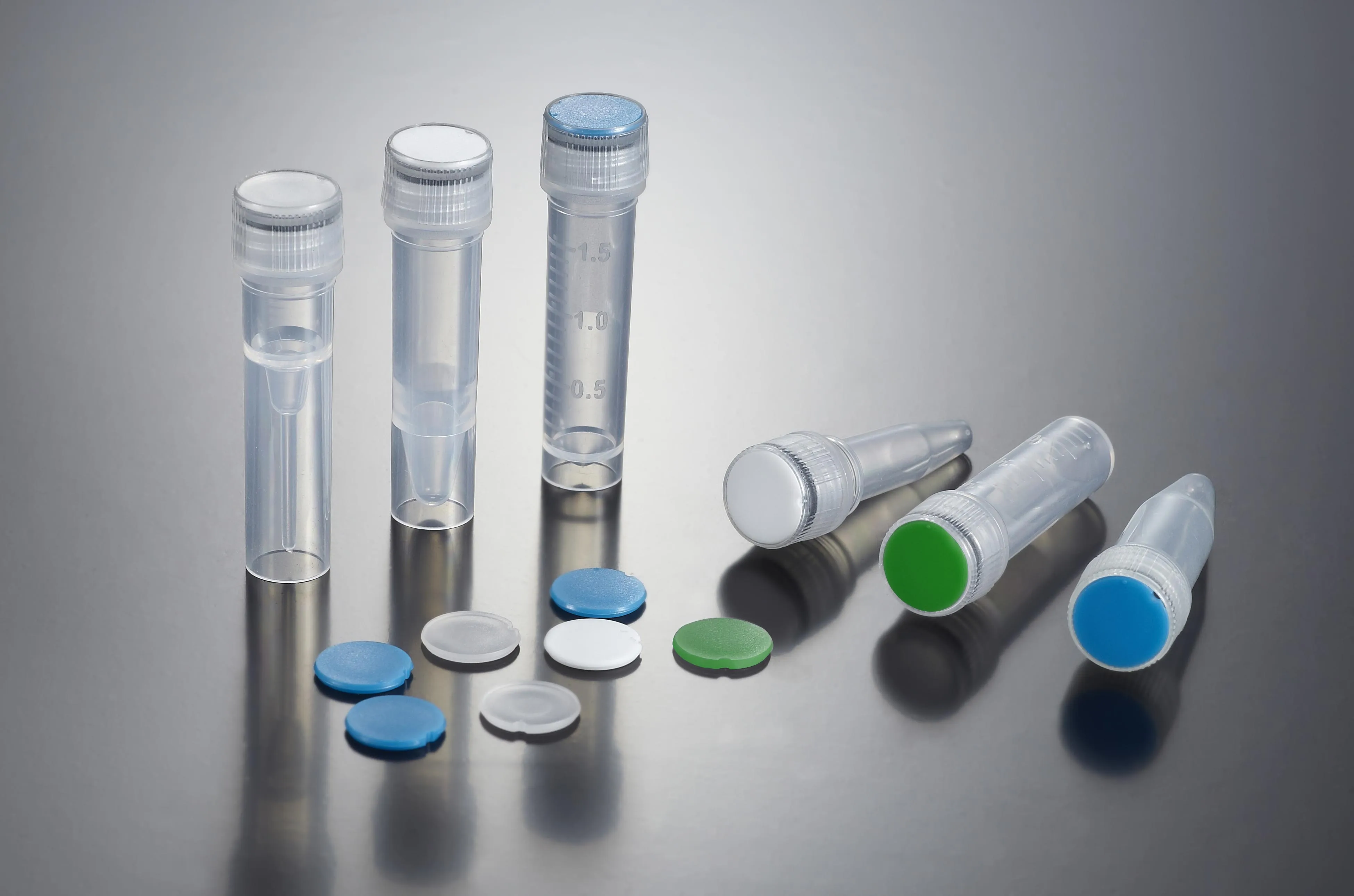 Plastic Flat Bottom Freezing Tubes Cryo Vials Lab Equipment 1.5ml,5ml ...