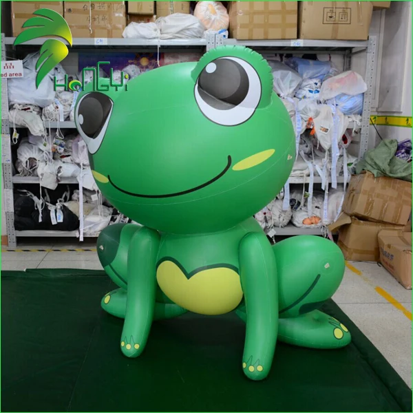 Cute New Design Giant Air Animal Model Decorative Inflatable Frog for Display