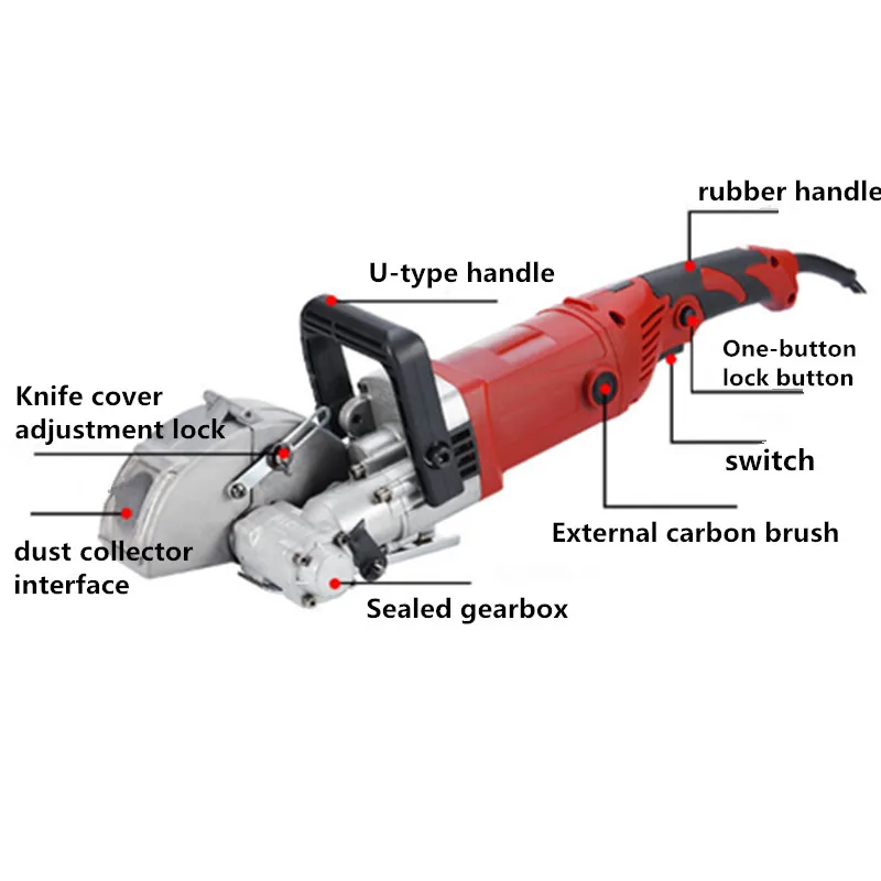 Electric Wall Chaser Groove Cutting Machine Wall Slotting Steel ...