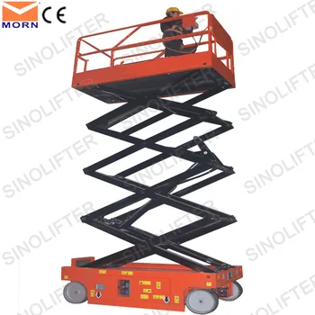 8m Electric Automatic Battery Scissor Lift Ladder - Buy Automatic ...