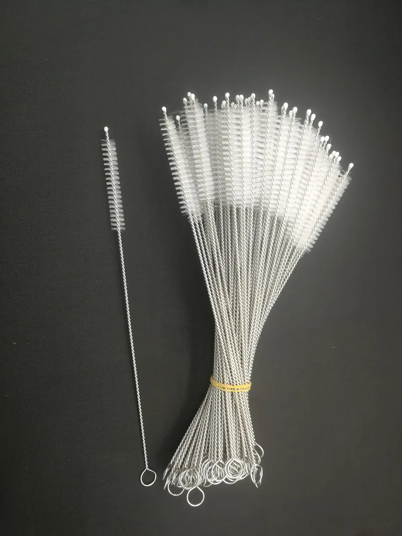 20cm Straw Cleaner Drinking Pipe Straw Brush Wire Cleaning Straw Brush ...