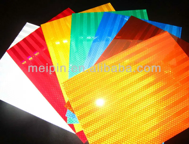 High Intensity Prismatic Diamond Grade Reflective Vinyl Fluorescent ...