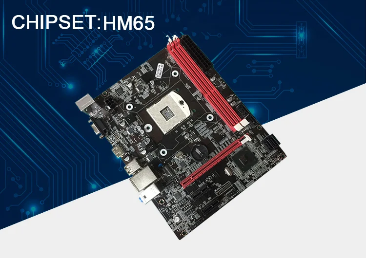 High Performance HM65 Motherboard - 1066/1333/1600 Mhz