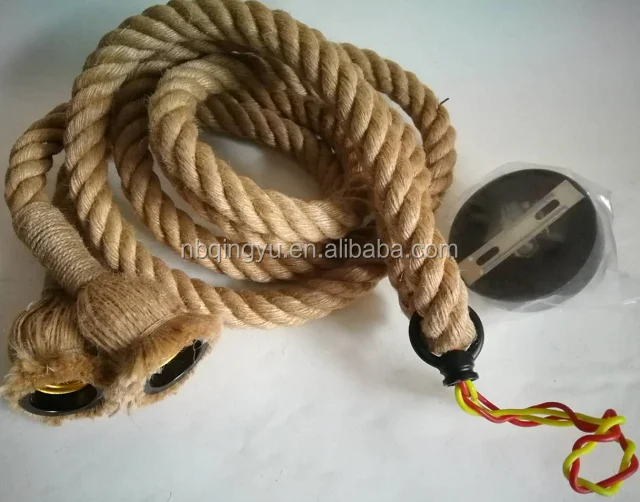 Double Heads Retro Rope Lights - Vintage Lamp Design