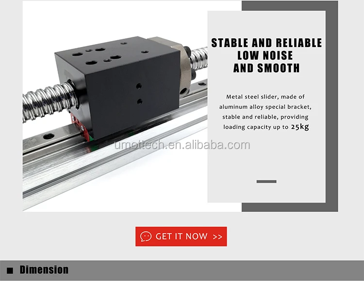 고정밀 40mm 너비 볼 스크류 구동 선형 슬라이드 테이블 레일 Xy 현미경 2 축 무대 크로스 테이블 번역 장치 Buy 볼 스크류 선형 가이드 Product On