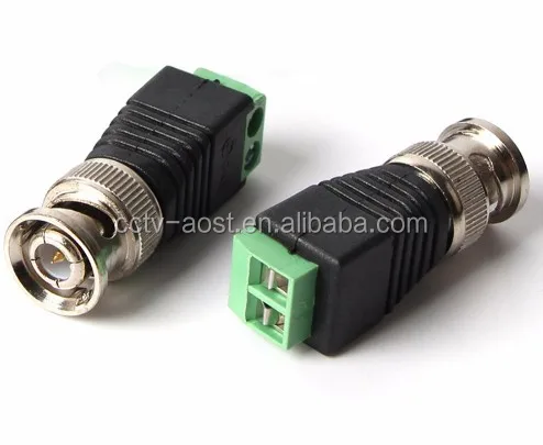 CCTV Camera Accessory Female BNC Connector Screw BNC Connector Male ...