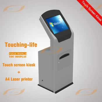 22 Inch Touch Screen Kiosk With A4 Laser Printer - Buy A4 Kiosk Laser ...