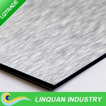 Silver Brushed Aluminum Composite Panel - Buy Brushed Aluminum ...