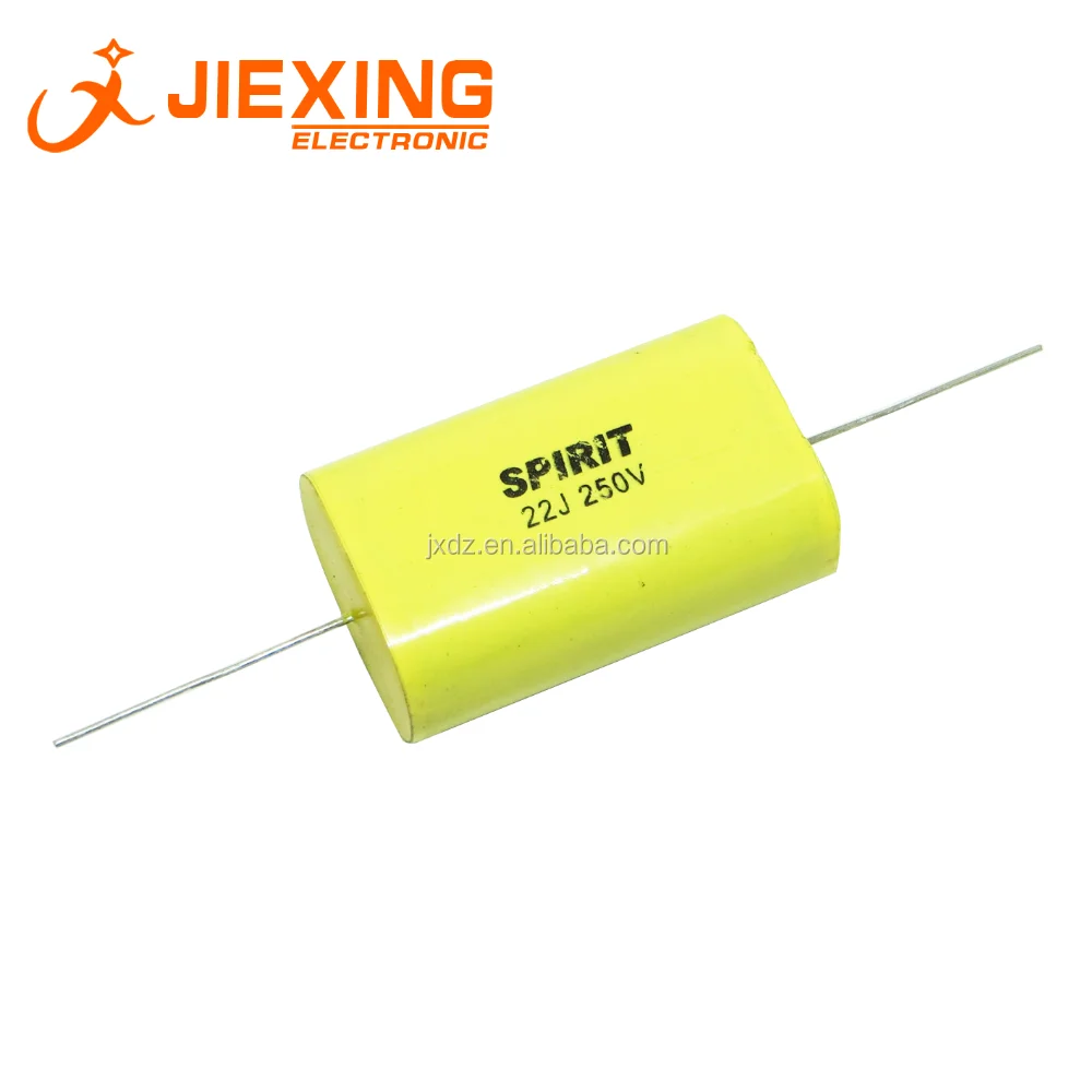 22UF 250V Axial Polyester Film Capacitor for Audio CBB