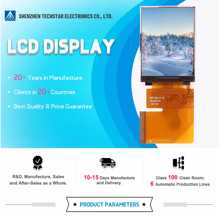 2.0 Inch Lcd Module 240*320 Lcd Screen Color With Smart Finance ...