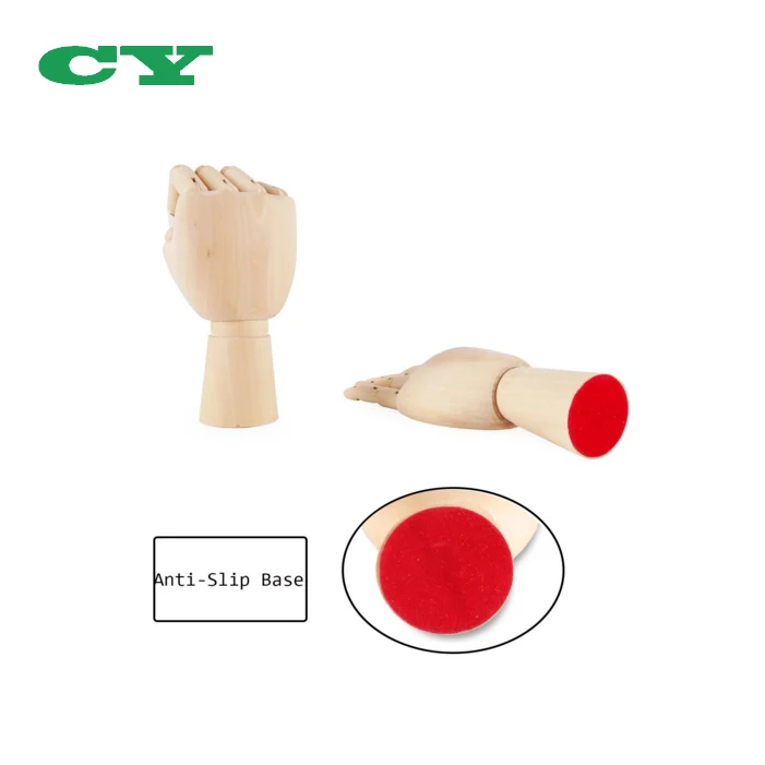 Wooden Sectioned Opposable Articulated Hand Figure Manikin
