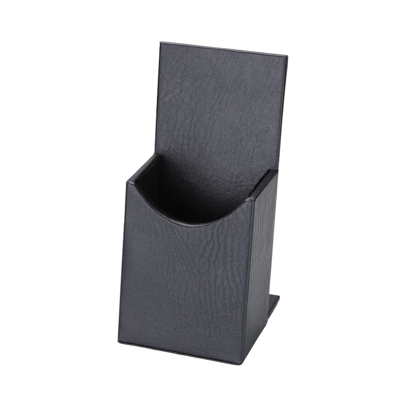 Hotel Supplies - Leather Wooden TV Remote Control Holder