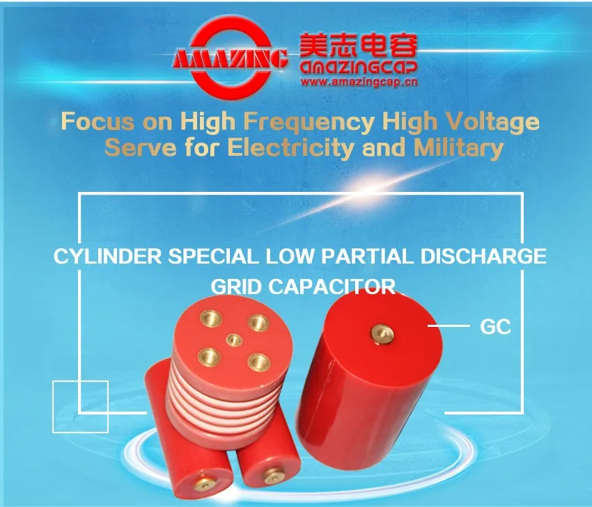 Gc High Voltage High Power Ceramic Capacitor 50kv Ac 30pf For Smart ...