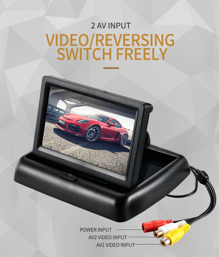 Buy Wholesale China Folding Design 9-35v Pal/ntsc Standard Front Back ...