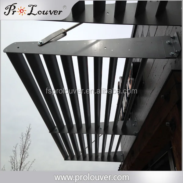 Aluminum 85R Roll Formed Panel Louver for Solar Control