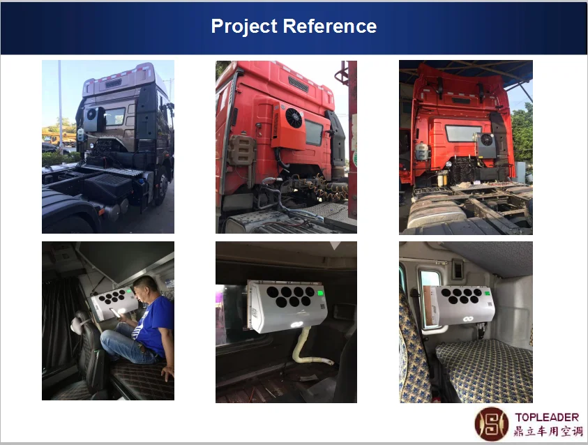 Semi Truck Apu Electric Unit Truck Cab Air Conditioner With 10000btu ...