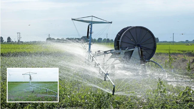 Agricultural Hose Reel Irrigation Boom System for Modern Farms