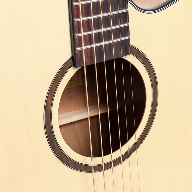 41 Inch Acoustic Guitar Cutaway Spruce Top Acoustic Guitar Smiger ...