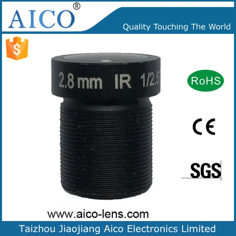 2.8 Mm 1/2.5" Format F1.8 3mp 2.8mm M12 Smount Ir Corrected Fixed Cctv ...