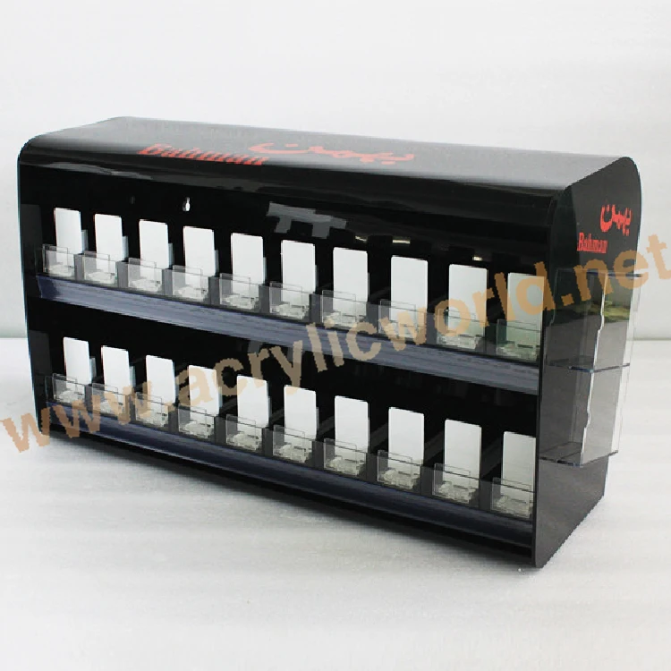Free Samples Supermarket Display Plastic Clear Spring Loaded Shelf ...