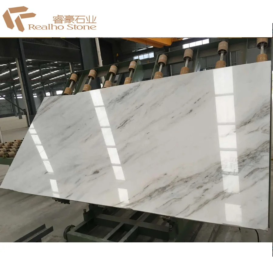 Open Book Phoenix White Marble Slab - High Quality