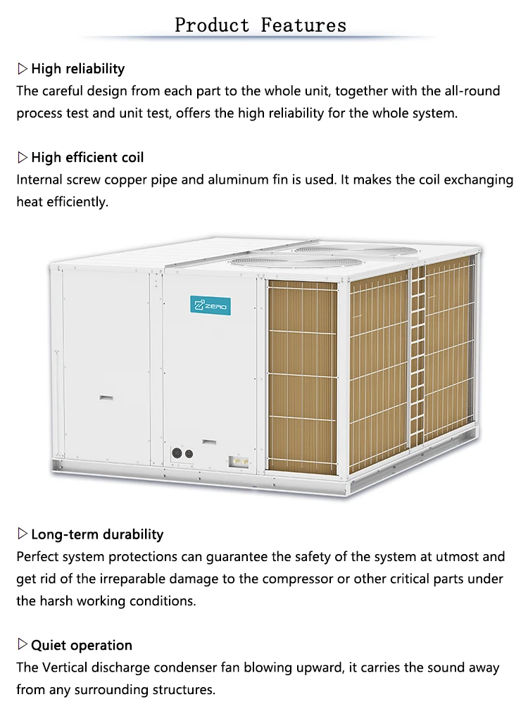 Rooftop Packaged Units 16-18 SEER - High Efficiency AC