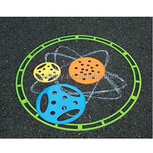 Large Scale Spirograph Art Chalk Play Outdoor Sidewalk Spiral Art ...
