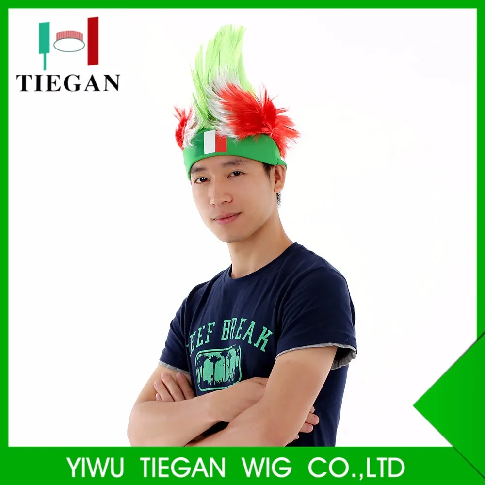 Mohawk Punk Rock Styled Cosplay Wig for Festivals & Halloween, OEM/ODM