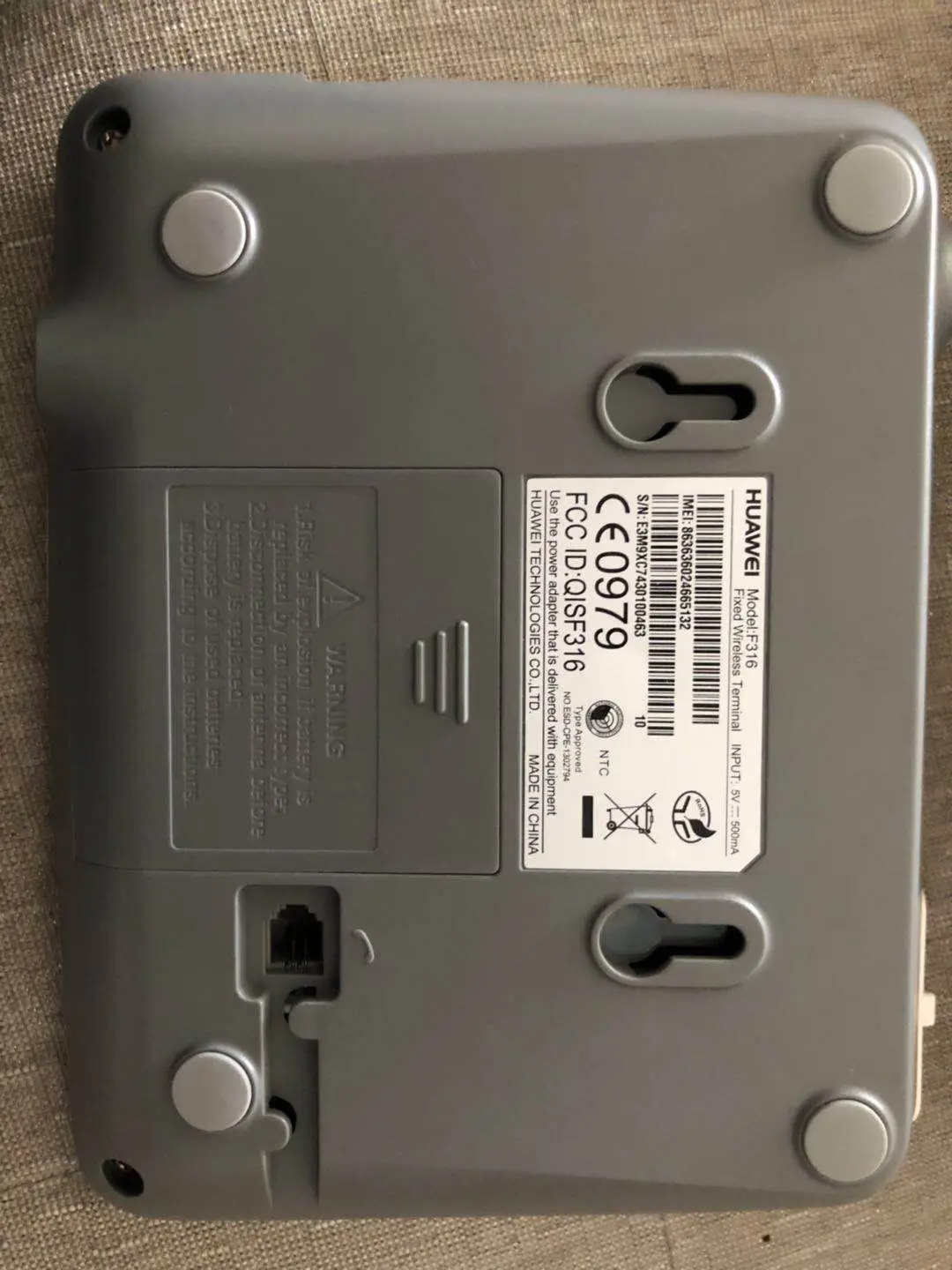 Huawei F316 Gsm Fixed Wireless Terminal Fwp 3g Cordless Desktop Mobile ...