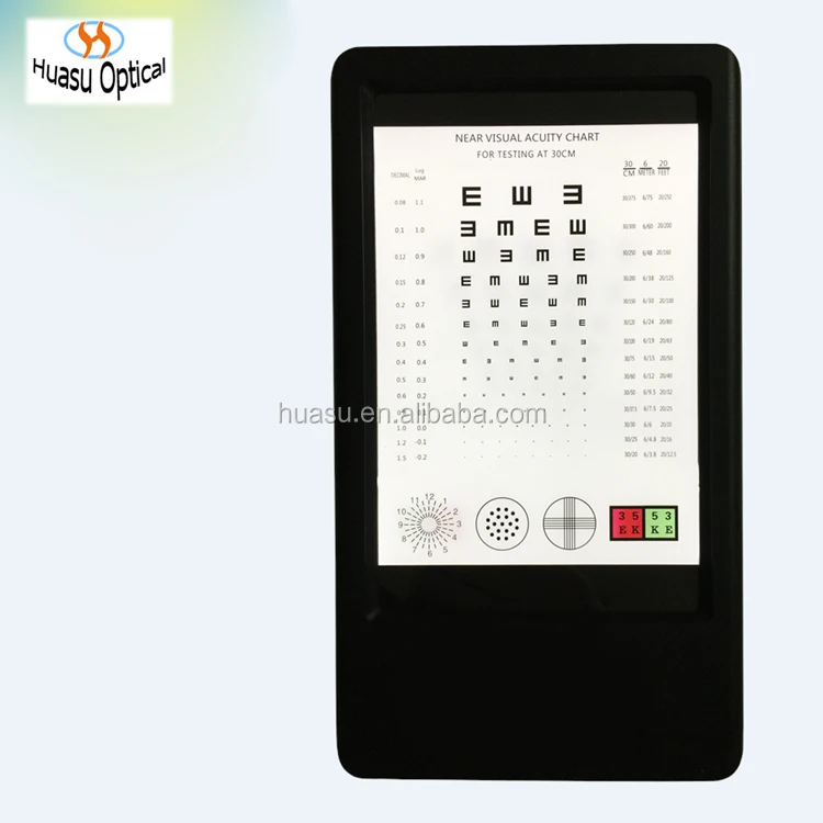 Multifunction Ophthalmic Near Visual Acuity Chart Vision Tester - Buy ...