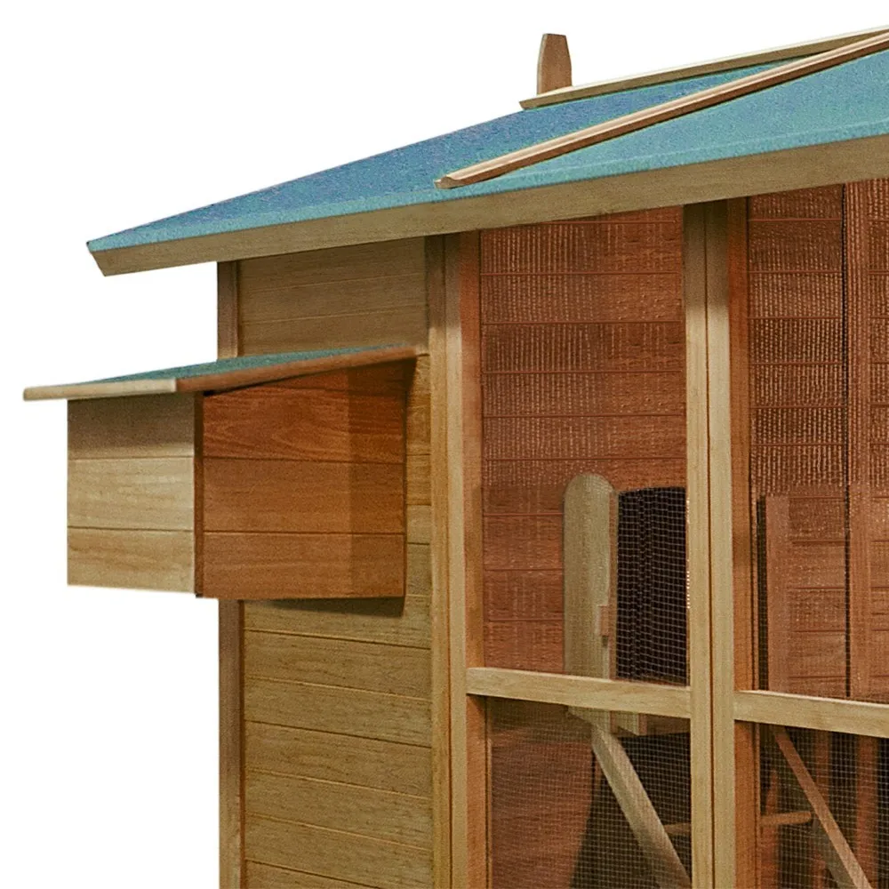 Wooden Chicken Layer Cage - Sustainable & Spacious Design