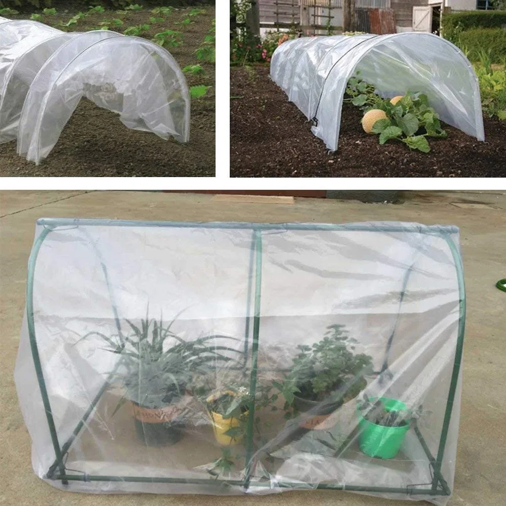Polyethylene Garden Grow Tunnel Greenhouse Tent Arch Film Small Tunnel ...