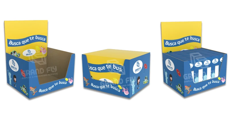 Retail Corrugated Carton Paper Display Shelf Cardboard Counter Top ...