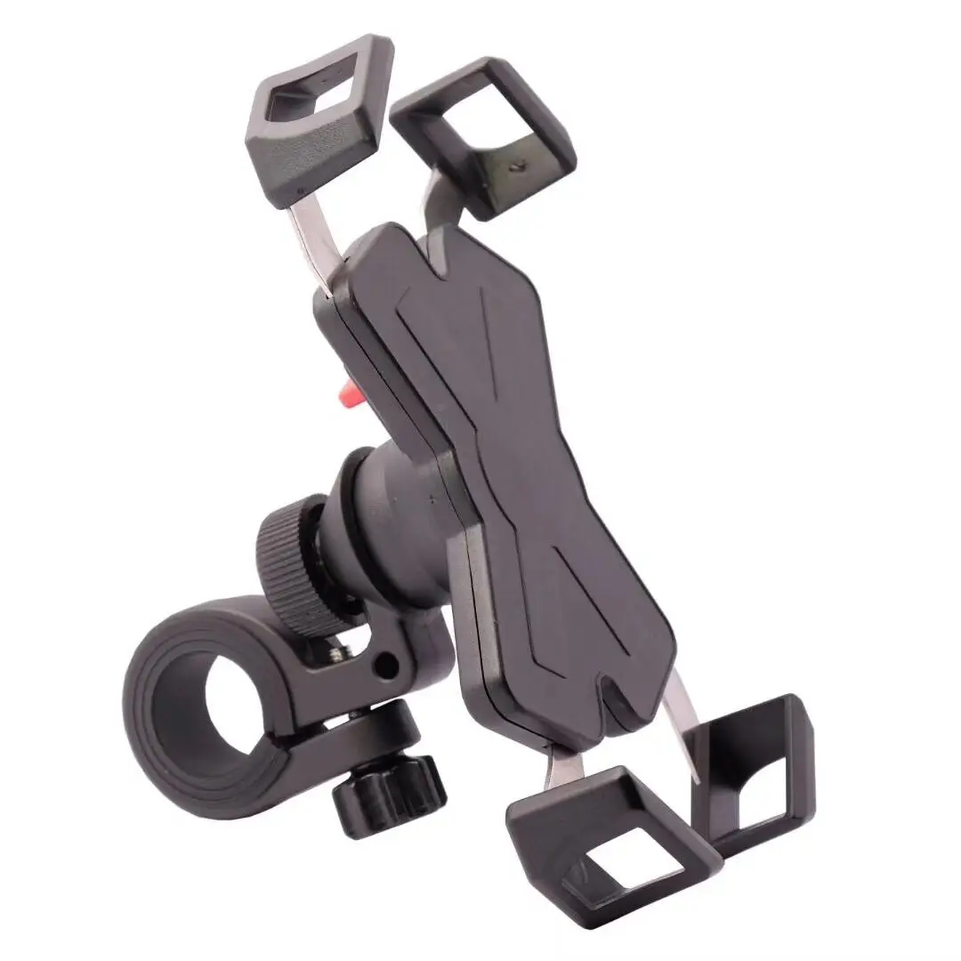 Odier Bike Phone Mount With Stainless Steel Clamp Arms Anti Shake And ...