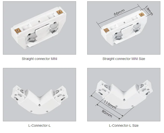 3 Circuit 4 Wires LED Track Rail - Efficient Lighting Solutions